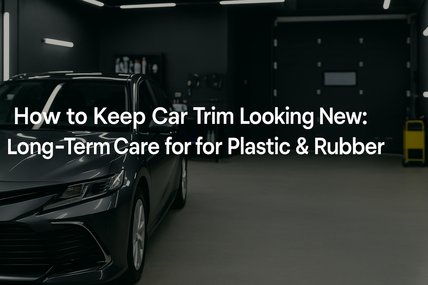 How to Restore Faded Plastic Trim on Your Car (Step-by-Step Guide ...