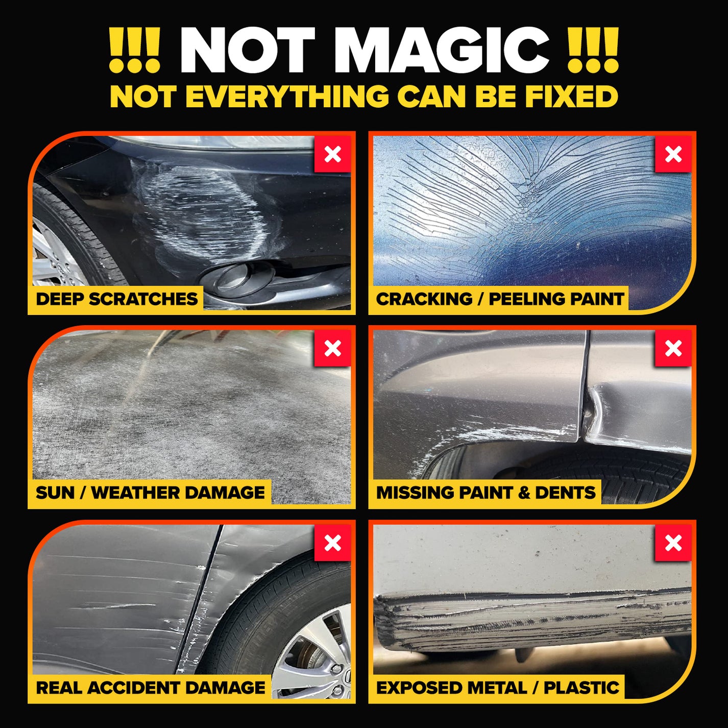 Carfidant Car Scratch Remover - Ultimate Scratch Remover for Vehicles